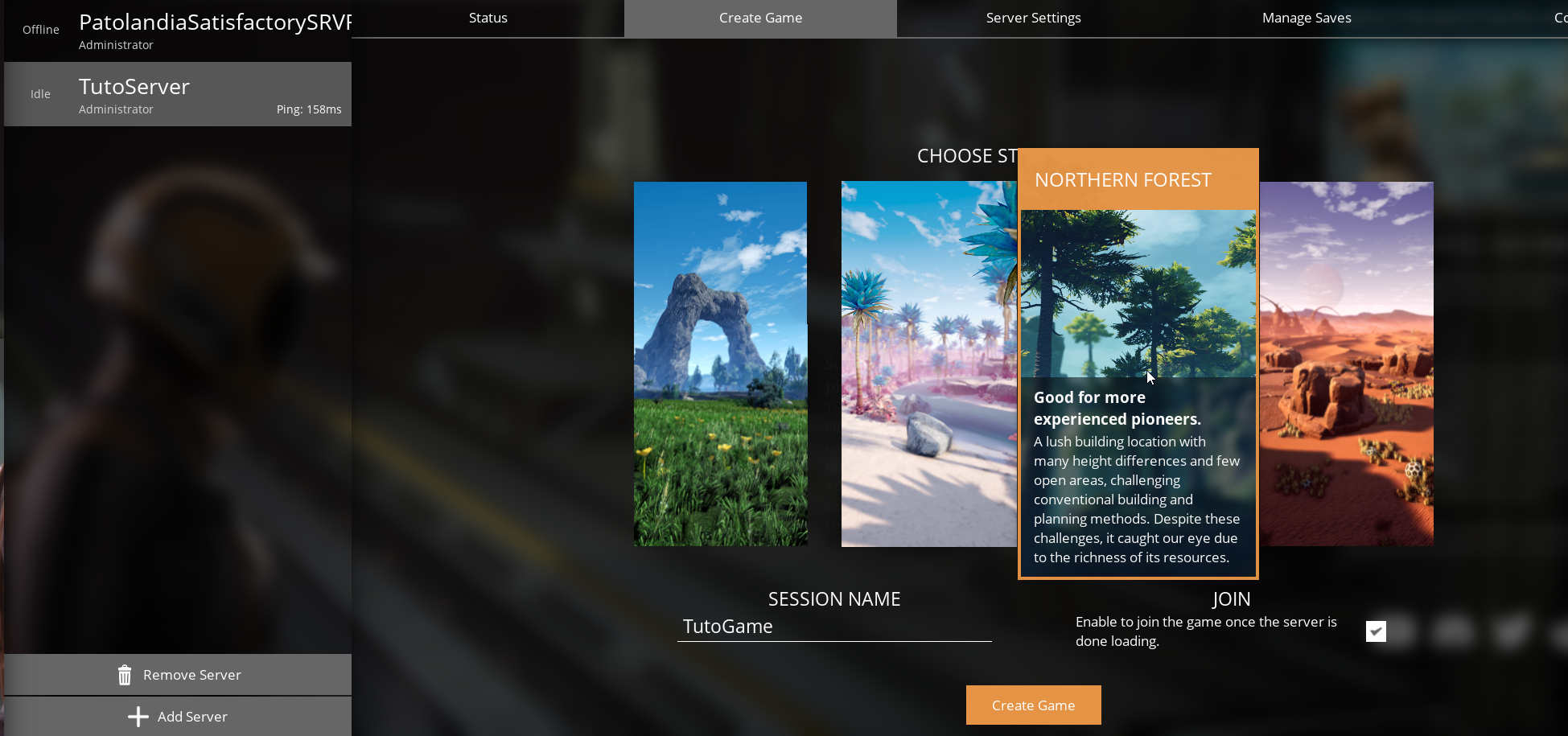 How to host a Satisfactory Server using PlayIt.GG – Ninnes Corner of Stuff