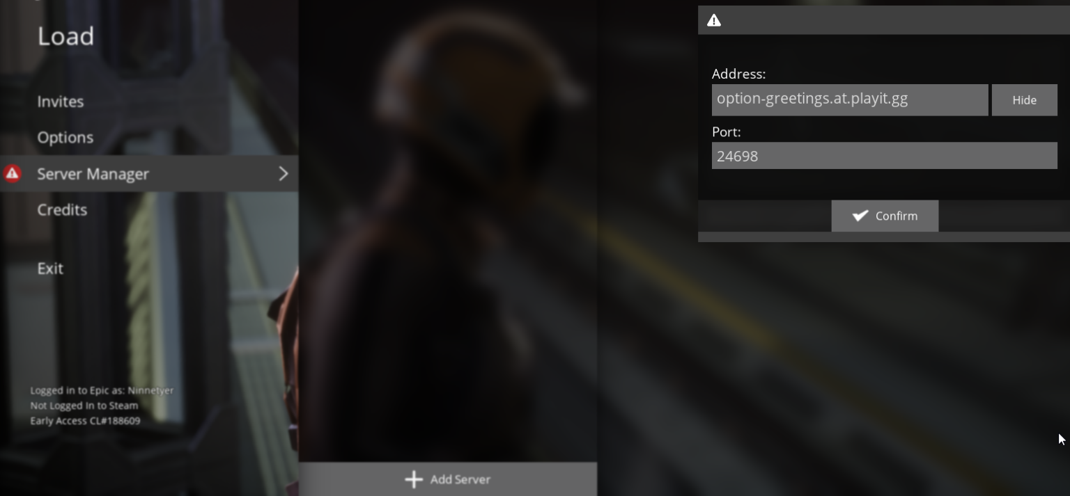 How to host a Satisfactory Server using PlayIt.GG – Ninnes Corner of Stuff
